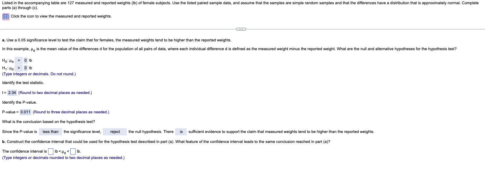 Solved parts (a) through (c). Click the icon to view the | Chegg.com
