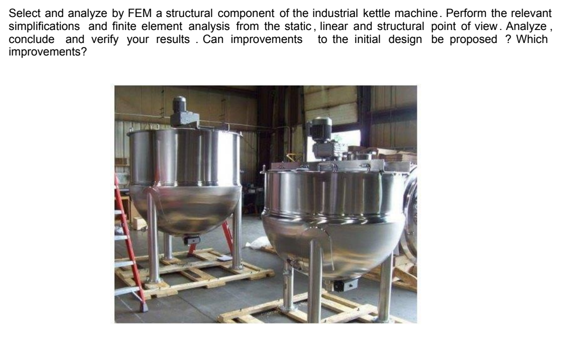 Solved Select and analyze by FEM a structural component of | Chegg.com