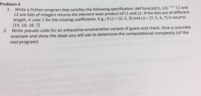 Solved Write a Python program that satisfies the following | Chegg.com