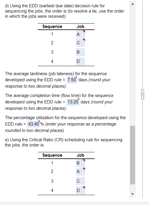 Solved a) Using the FCFS (first come, first served) decision | Chegg.com