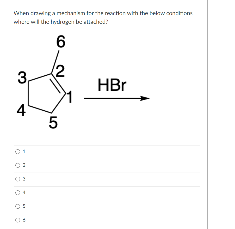 Solved When drawing a mechanism for the reaction with the | Chegg.com