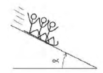 Solved 1)A sled loaded with students (total m=200 kg) slides | Chegg.com