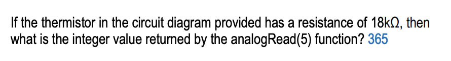 Solved If the thermistor in the circuit diagram provided has | Chegg.com