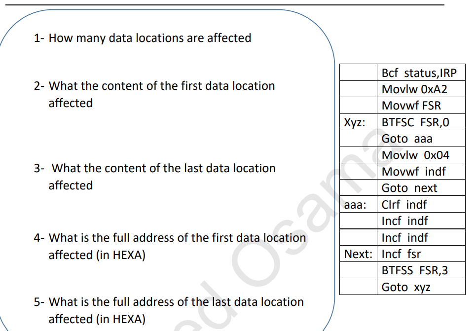 1- How many data locations are affected 2- What the | Chegg.com
