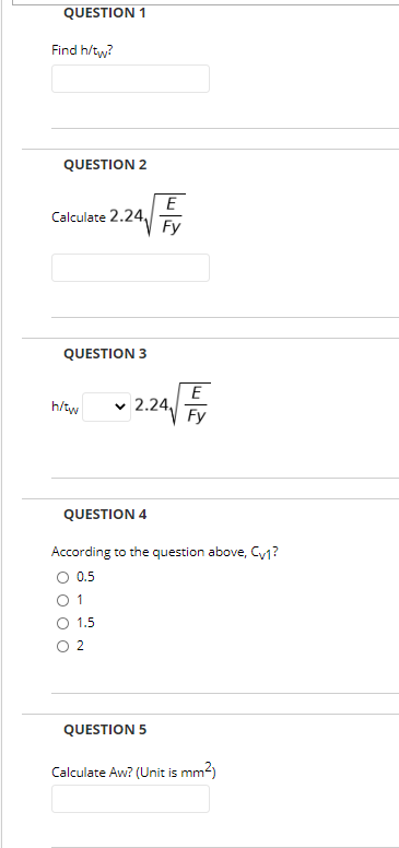 Solved SHEAR STRENGTH IPN 450 cross-section beam is under | Chegg.com