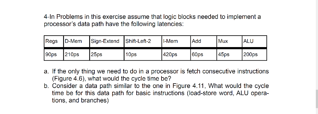 Solved 4-In Problems in this exercise assume that logic | Chegg.com