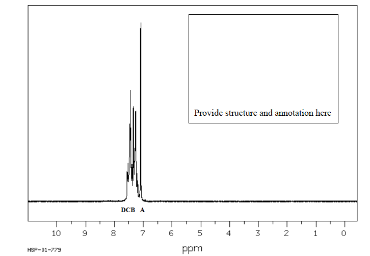 Provide structure and annotation here DCB A | Chegg.com