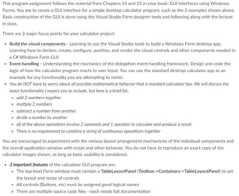 Solved This program assignment follows the material from | Chegg.com