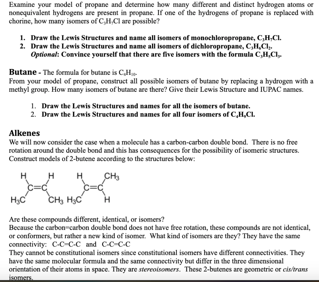Solved Make a model of ethane, C2H6, from your model of | Chegg.com