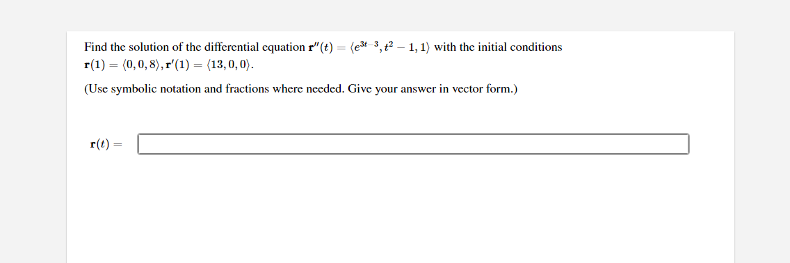 Solved Find the solution of the differential equation | Chegg.com