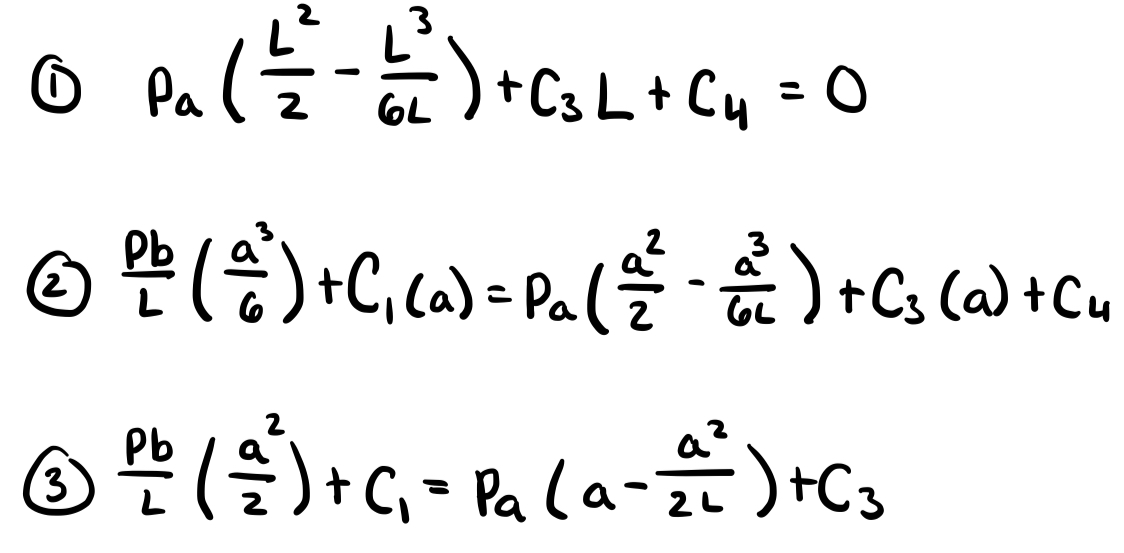 Solved Using these three formulas below, solve for C1, C3, & | Chegg.com