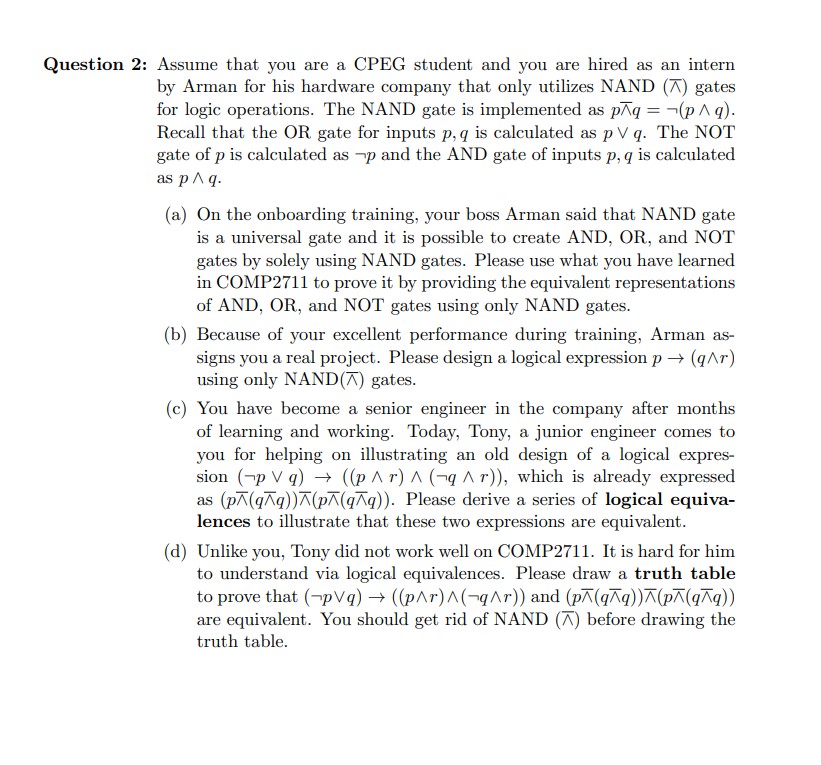 Solved Assume that you are a CPEG student and you are hired | Chegg.com