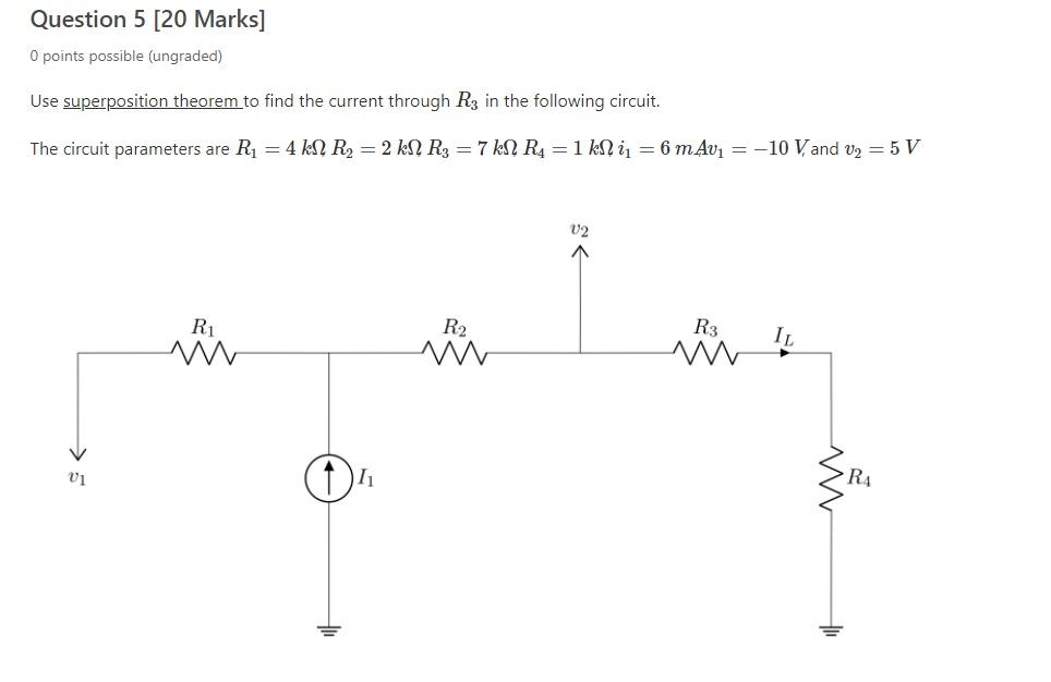 Solved Question 1 [10 Marks] 0 points possible (ungraded) | Chegg.com