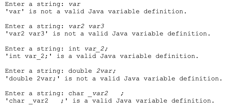 Solved public class ValidDeclaration public static void | Chegg.com