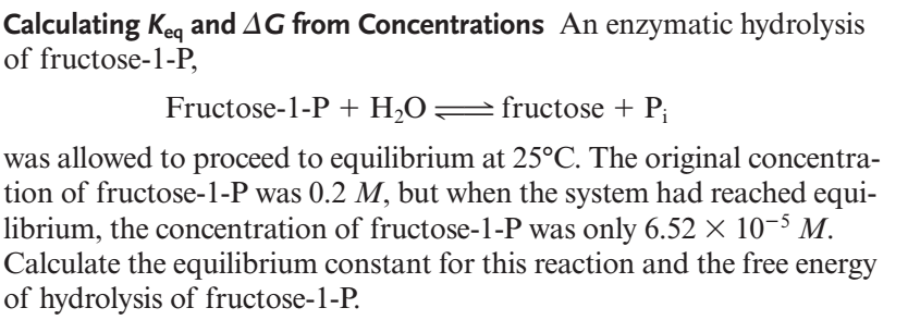 Solved Calculating Keq and ΔG from Concentrations An | Chegg.com