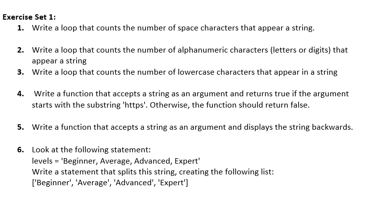 Solved Exercise Set 1: 1. Write a loop that counts the | Chegg.com Solved Exercise Set 1: 1. Write a loop that counts the | Chegg.com