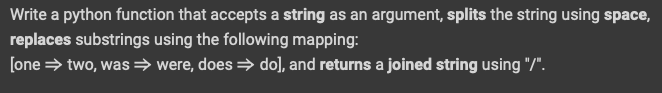 Solved Write a python function that accepts a string as an | Chegg.com