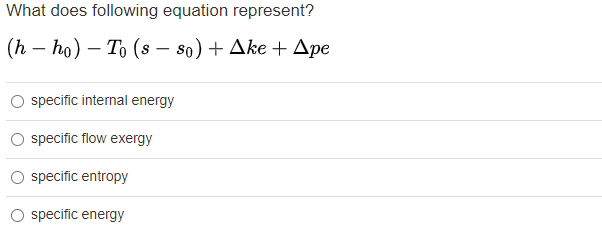 Solved Is the exergy of a system different in different | Chegg.com
