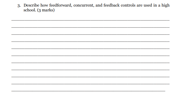 Solved 3. Describe how feedforward, concurrent, and feedback | Chegg.com