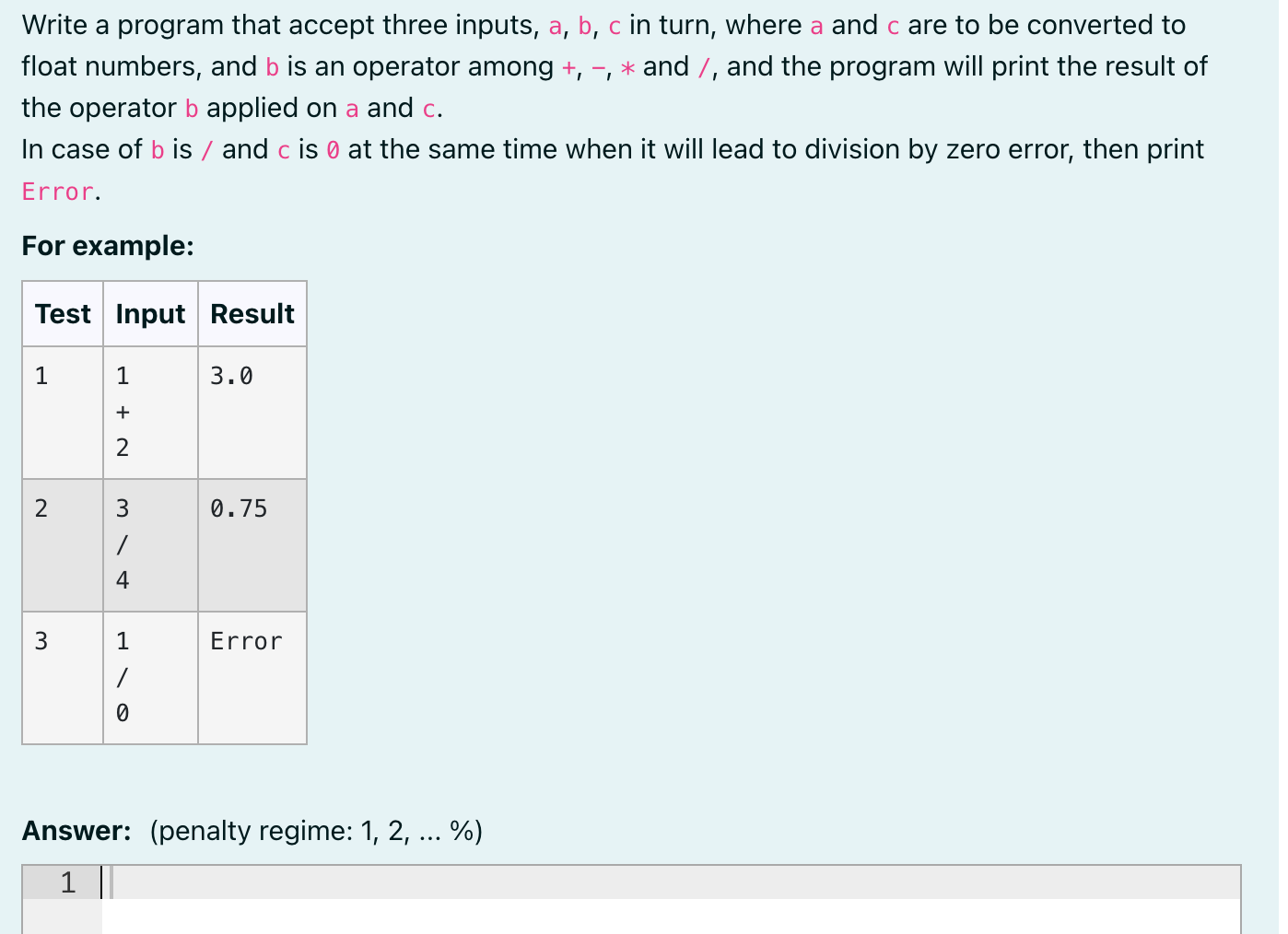 Solved Write a program that accept three inputs, a, b, c in | Chegg.com