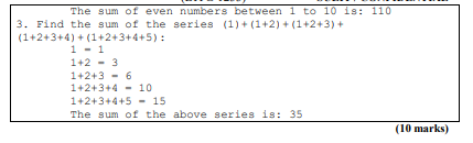 Solved QUESTION 3 (10 MARKS) Based on the code segment and | Chegg.com