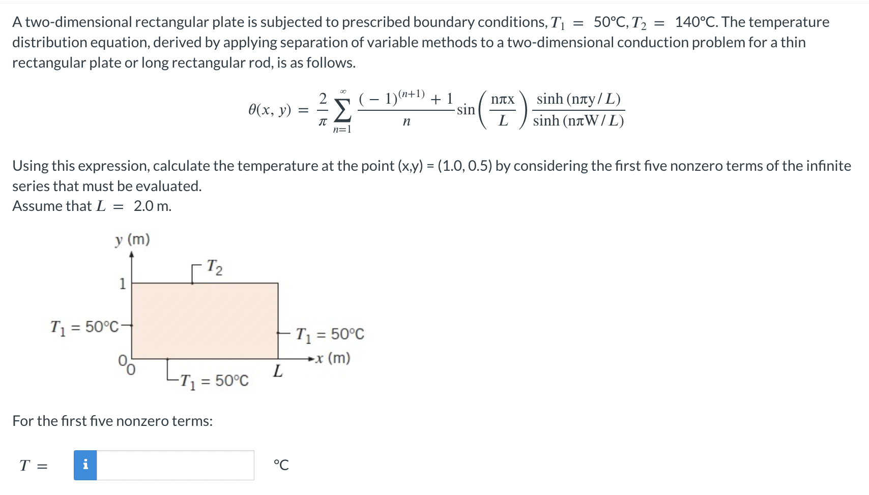 Solved A two-dimensional rectangular plate is subjected to | Chegg.com