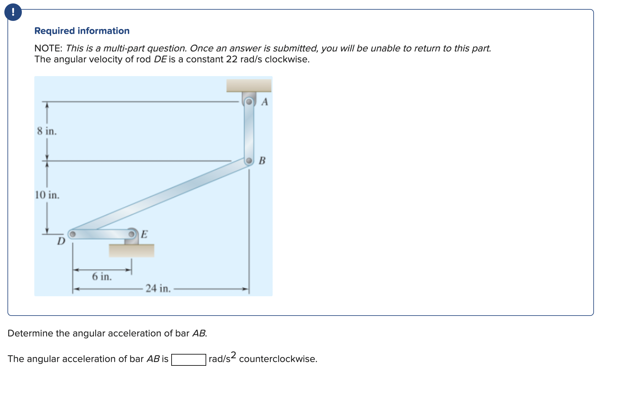 Solved Required information NOTE: This is a multi-part | Chegg.com