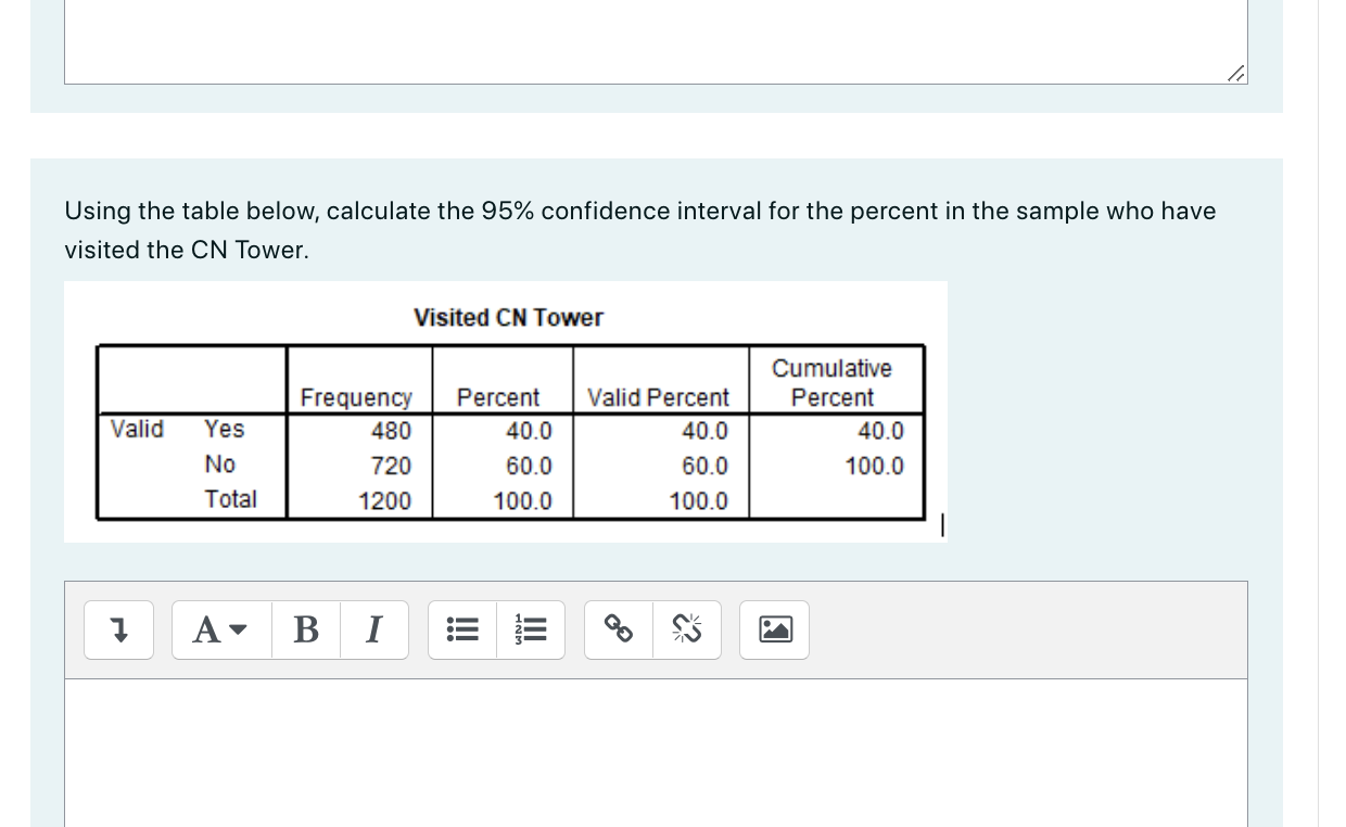 Solved Using the table below, calculate the 95% confidence | Chegg.com