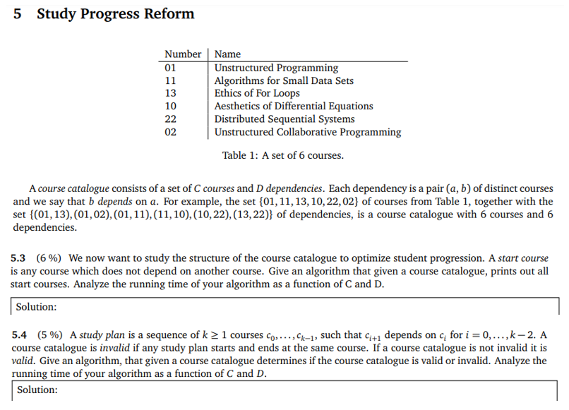 Solved It is about algorithms and these exercises are based | Chegg.com