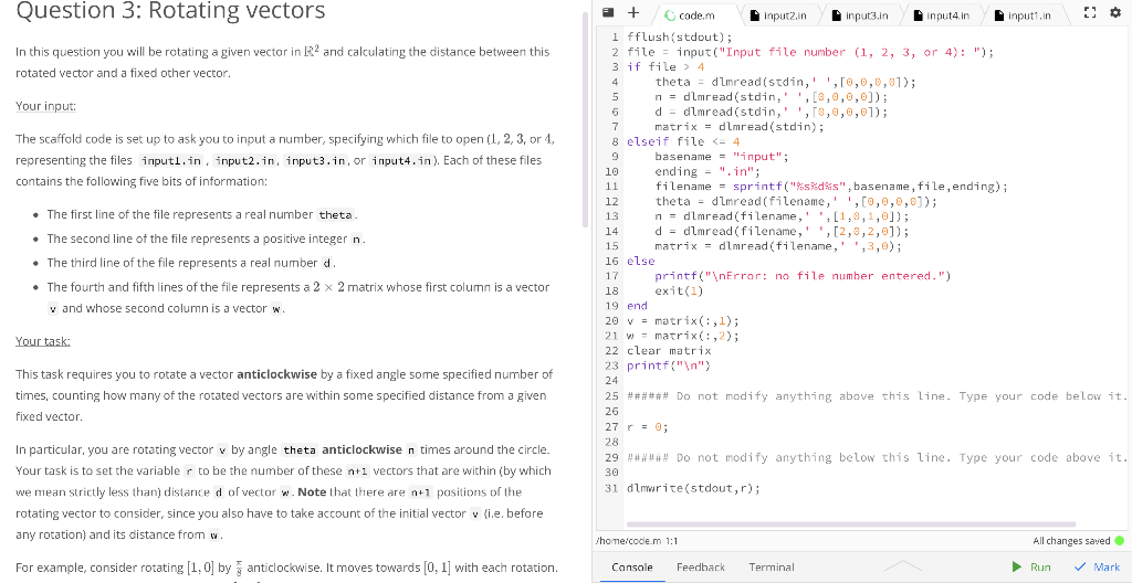 You need to use the octave code which is very similar | Chegg.com