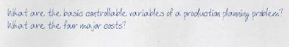 Solved What are the basic controllable variable.s of a | Chegg.com