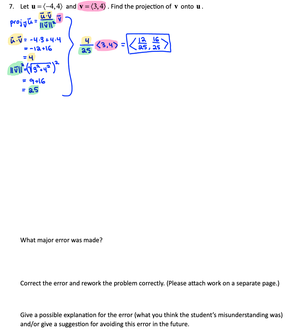 Solved Let u=(:-4,4:) and v=(:3,4:). Find the projection | Chegg.com Solved Let u=(:-4,4:) and v=(:3,4:). Find the projection | Chegg.com