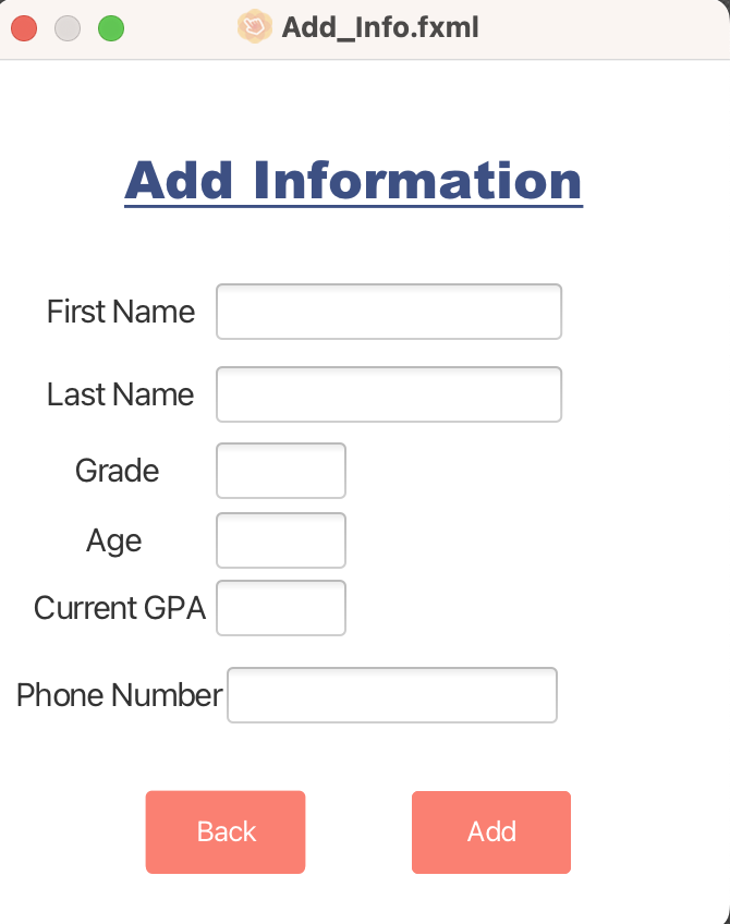 Solved DefaultPage_1.fxml Student Records Add Info See | Chegg.com