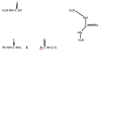 Solved H2N-NH-C-SH Н.N. NH S HN H2N Ph-NH-C-NH2 & Ar-C-N C-S | Chegg.com
