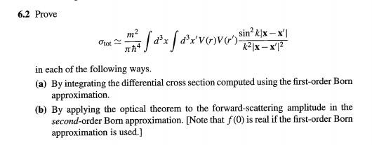 Solved Otor 6.2 Prove m2 sind klx - x' dx k2 x - x'a in each | Chegg.com