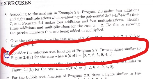 EXERCISES 8. According to the analysis in Example | Chegg.com