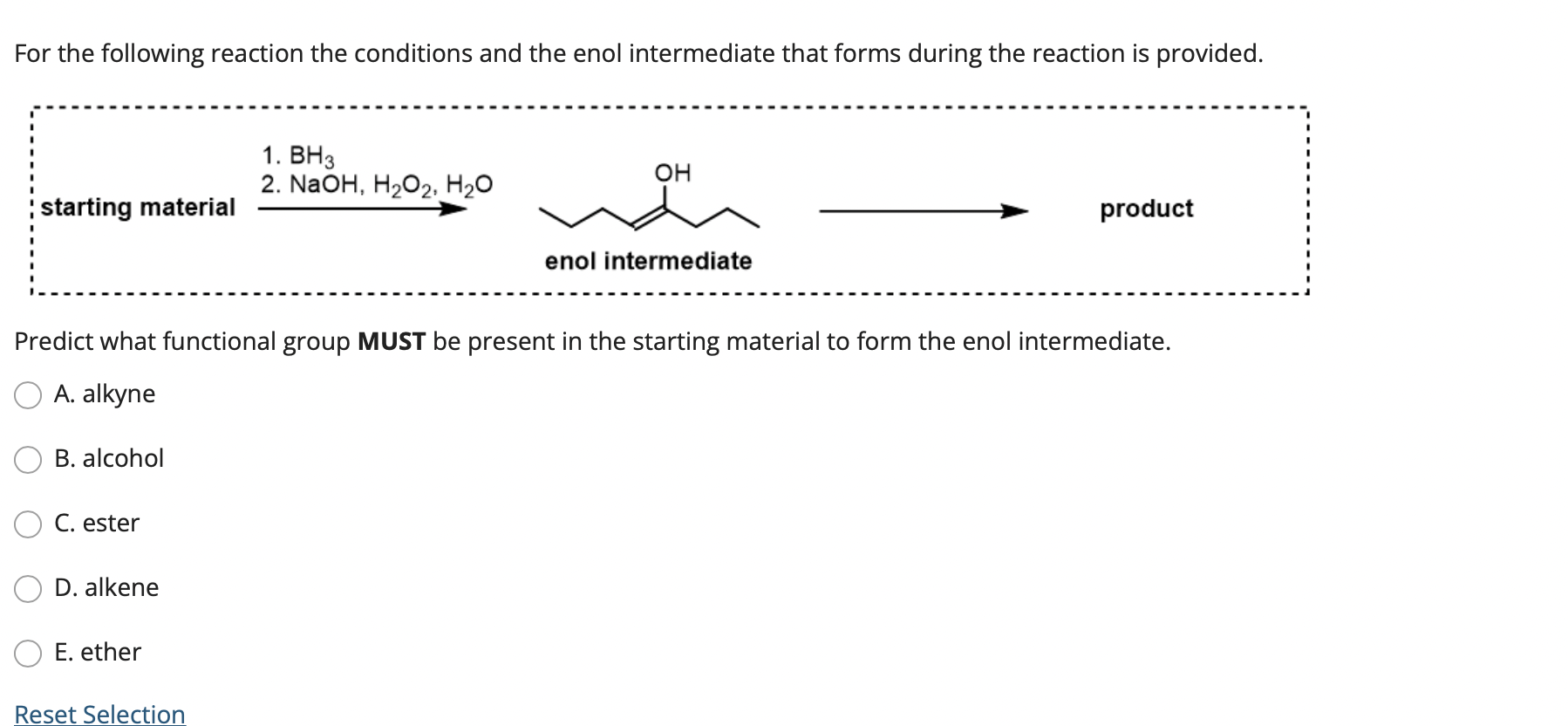Solved For the following reaction the conditions and the | Chegg.com