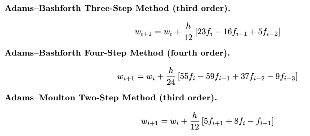 Solved Can you explain multistep methods and how we get the | Chegg.com