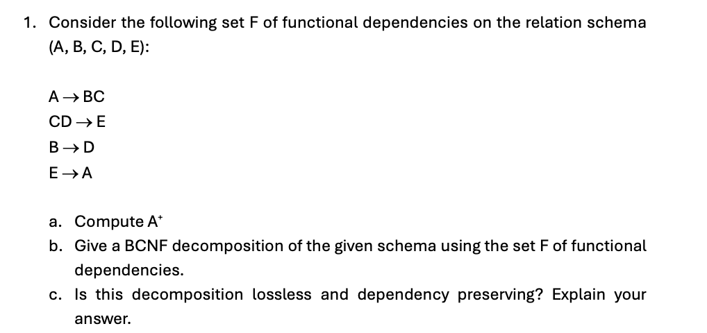 Solved Consider the following set F of ﻿functional | Chegg.com