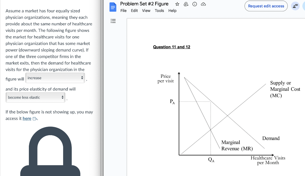 Solved Assume a market has four equally sized ≡ File Edit | Chegg.com