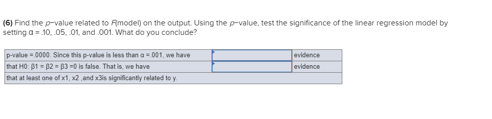 Solved We give JMP output of regression analysis. Above | Chegg.com