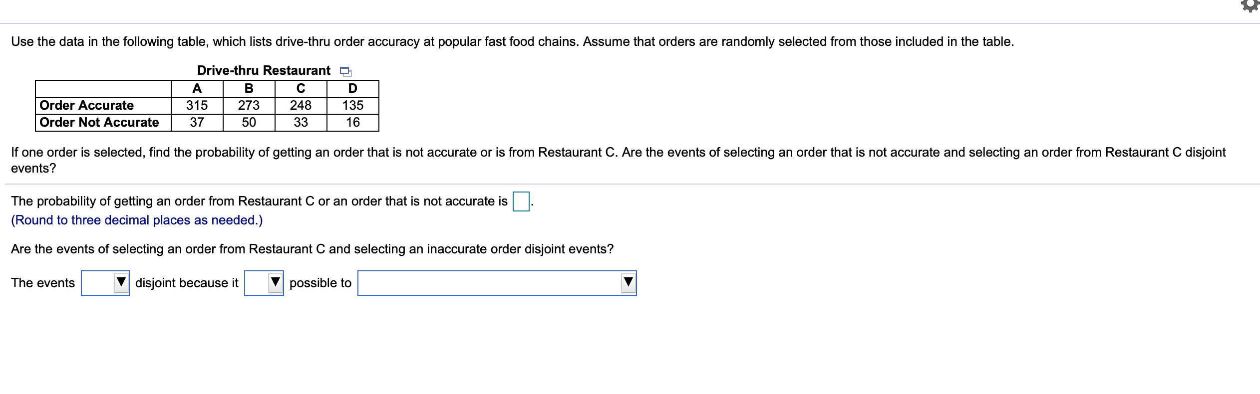 Solved The Events Are Not Or Are Disjoint Because It is Chegg solved-the-events-are-not-or-are-disjoint-because-it-is-chegg