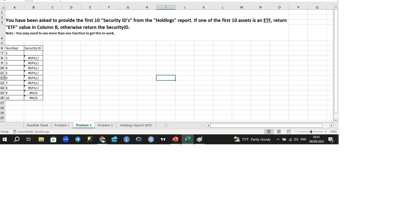 Solved You have been asked to provide the first 10 "Security | Chegg.com