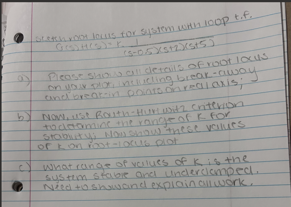Solved Please answer each part of question and show all work | Chegg.com