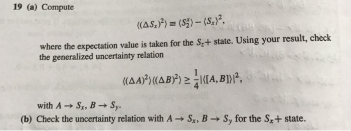 19 A Compute Where The Expectation Value Is Taken