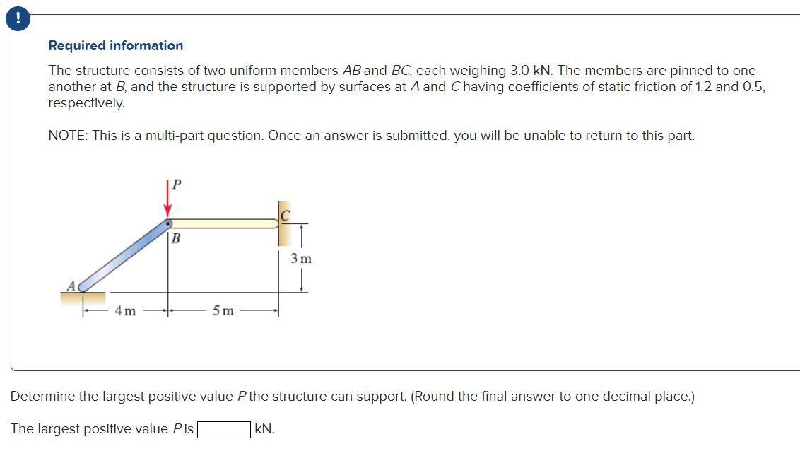 Solved Required information The structure consists of two | Chegg.com