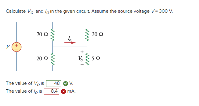 Solved Calculate VO ﻿and IO ﻿in the given circuit. Assume | Chegg.com