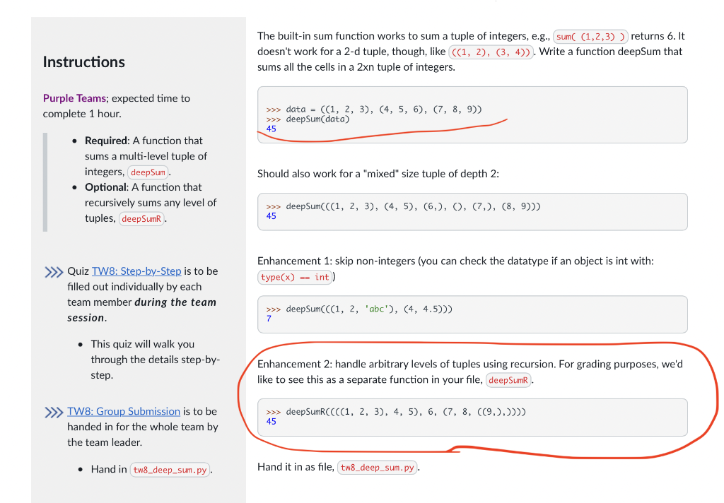 Solved Can someone please do Enhancement 2 in PYTHON: here | Chegg.com