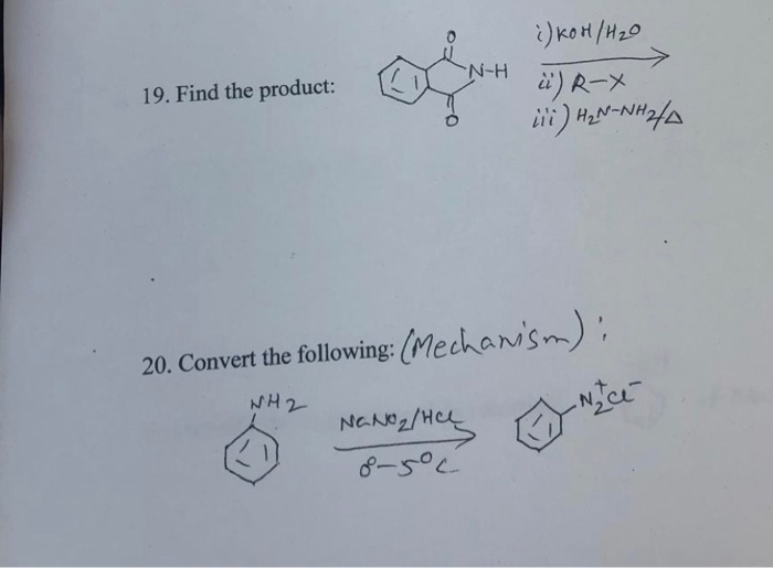 Solved 19. Find the product: 20. Convert th following | Chegg.com