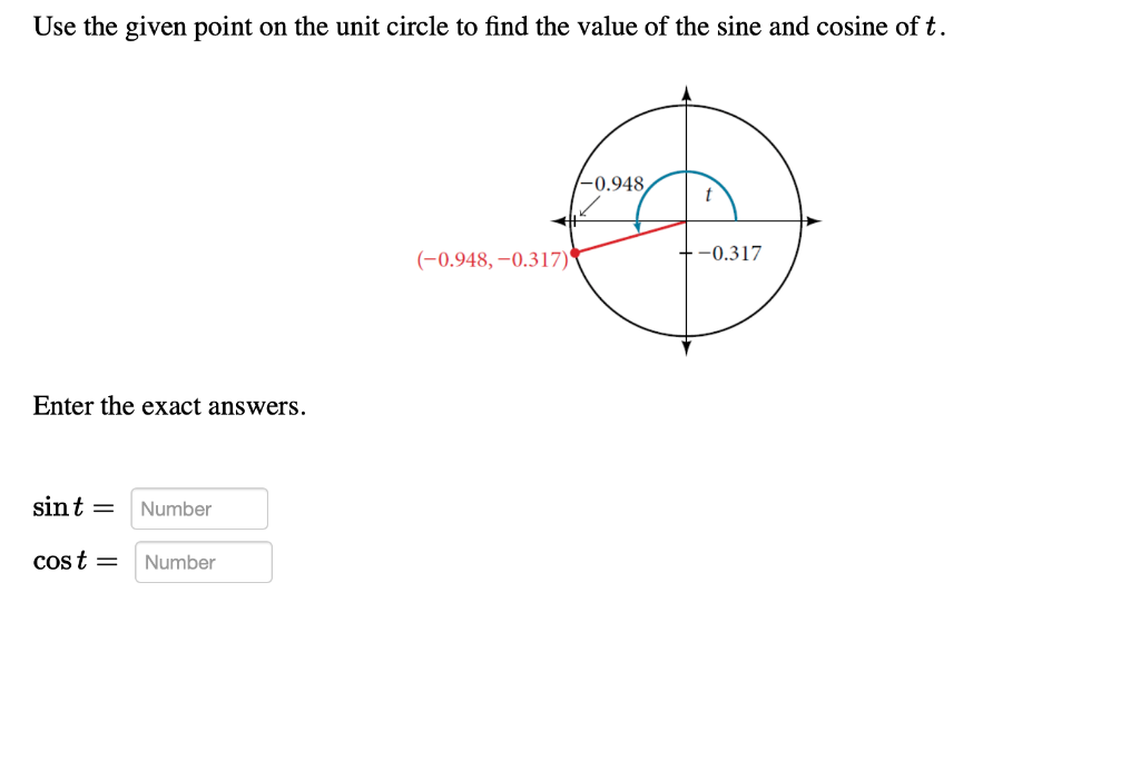 Solved If sint = 1 and t is in the third quadrant, find | Chegg.com
